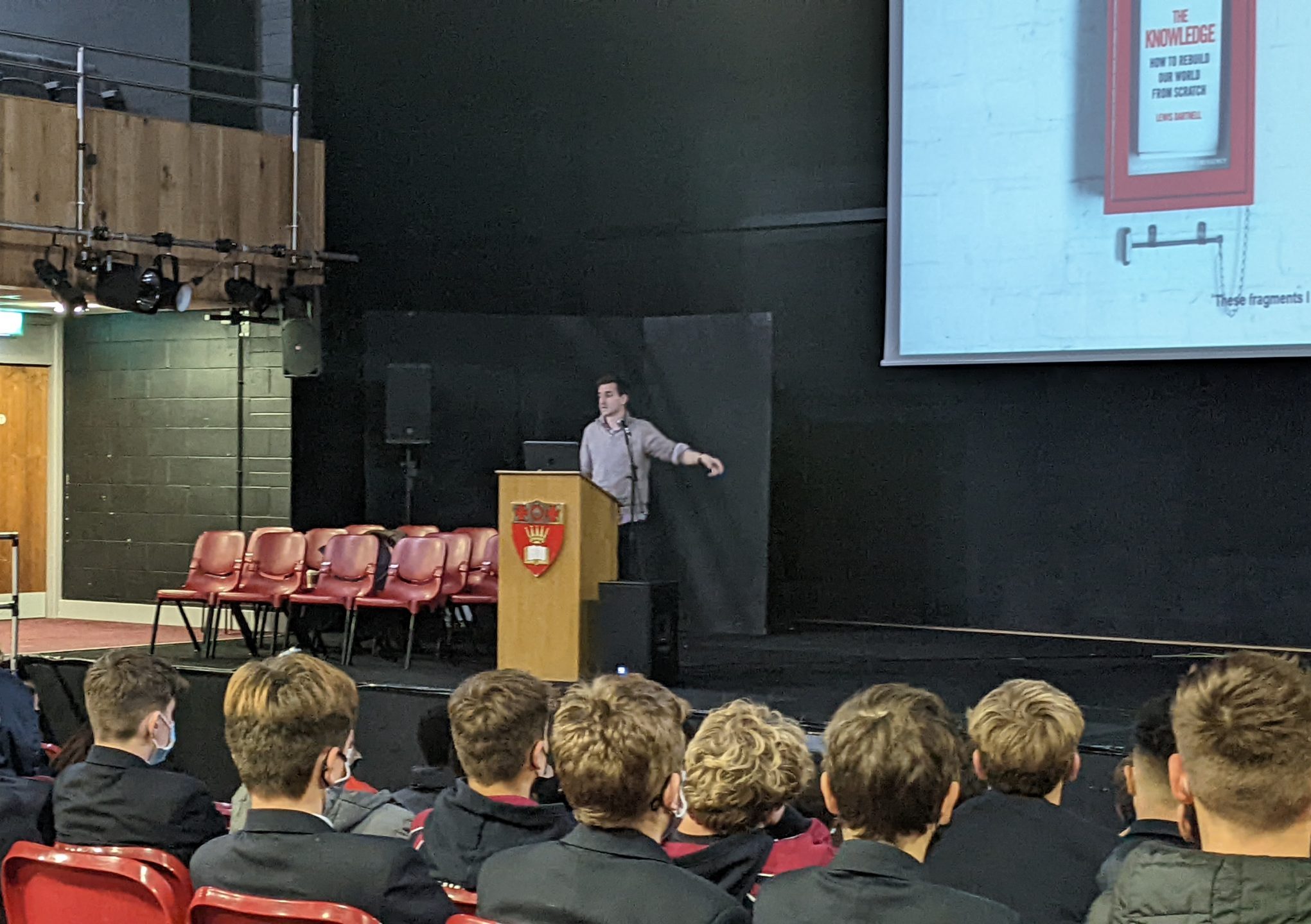 Professor Lewis Dartnell at St Lawrence College | St Lawrence College