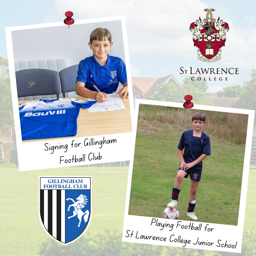 Professional Football signing • St Lawrence College Independent School